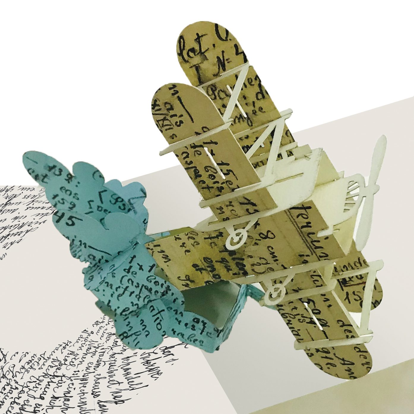 ΚΑΡΤΑ ΕΥΧΩΝ “ΑΕΡΟΠΛΑΝΟ” ORIGAMI - Typotrust